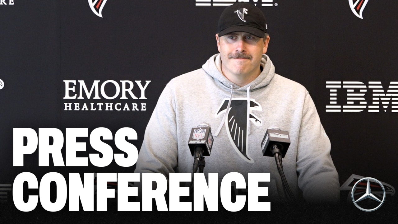 Arthur Smith addresses media ahead of Atlanta Falcons matchup against ...