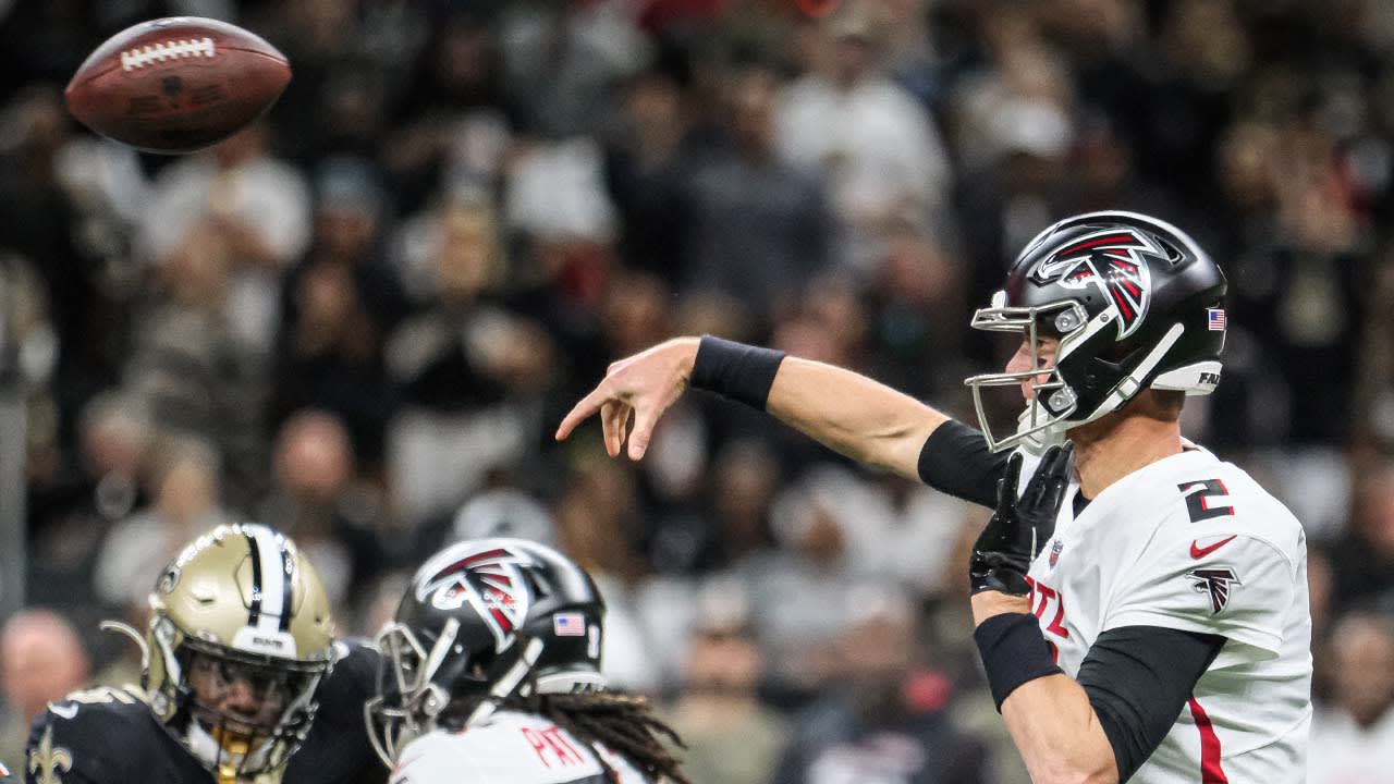 Highlight: Matt Ryan pinpoints third-down throw to Pitts in tight ...