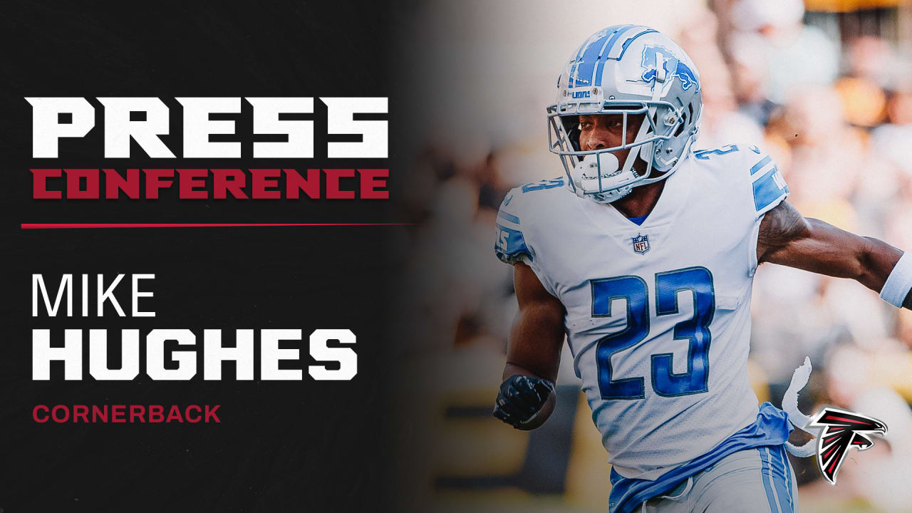Mike Hughes speaks to the media after signing with the Falcons | Press ...