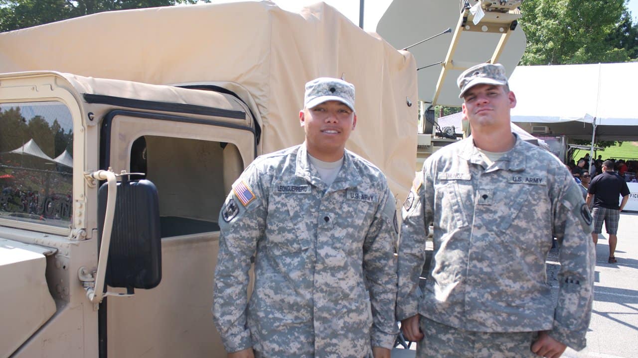 Military Day at 2015 XFINITY Training Camp