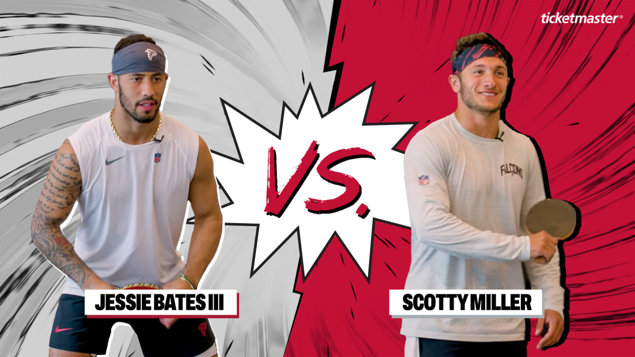 Jessie Bates III vs Scotty Miller | NFL players play ping-pong ...