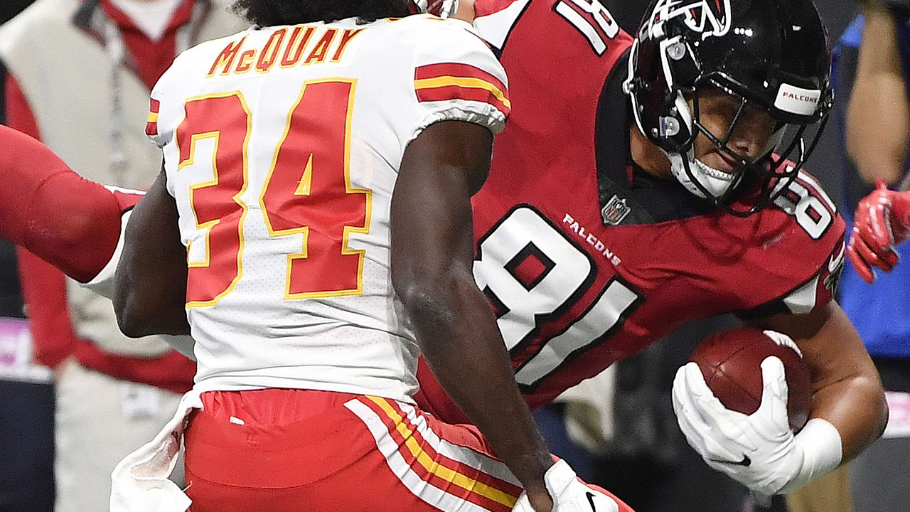 Ryan's touch pass to wide-open Hooper goes for 28 yards