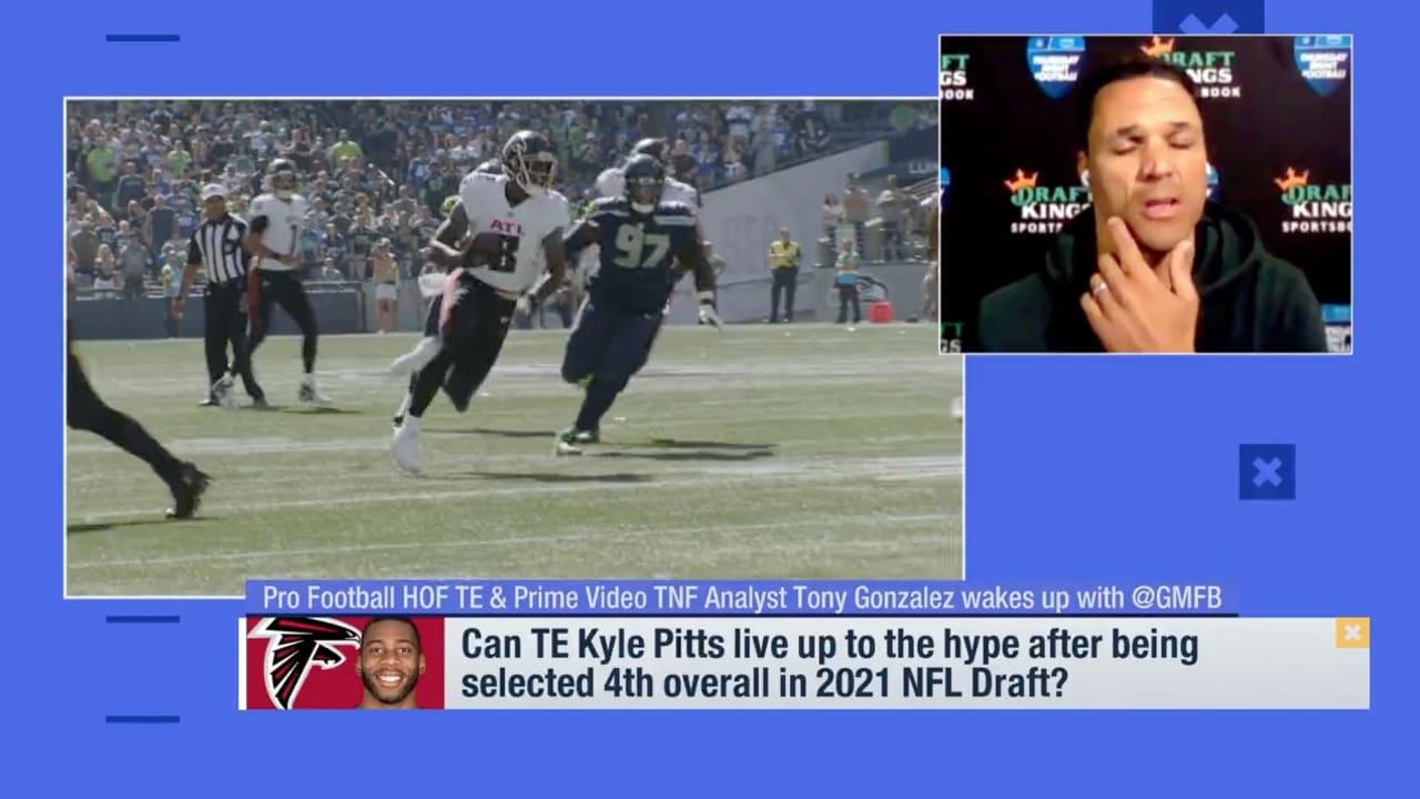 HOF tight end Tony Gonzalez talks Kyle Pitts: 'The future is bright' | GMFB