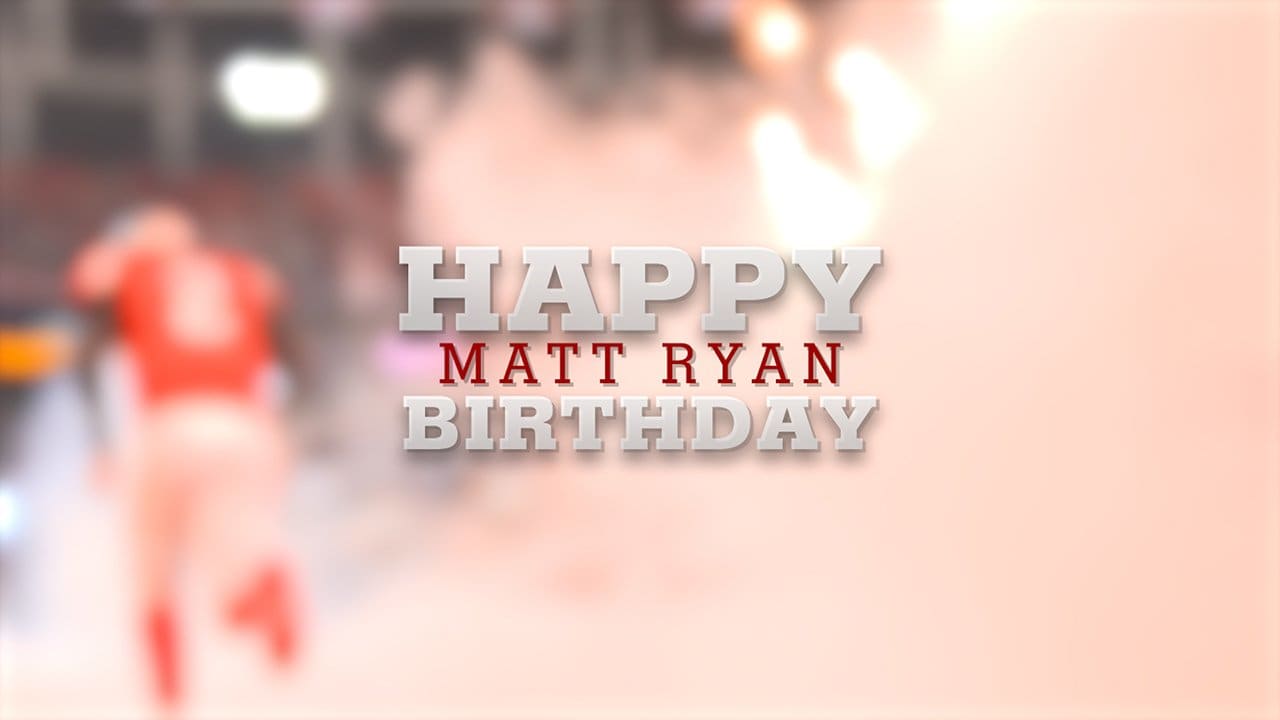 Happy 31st Birthday, Matt Ryan!