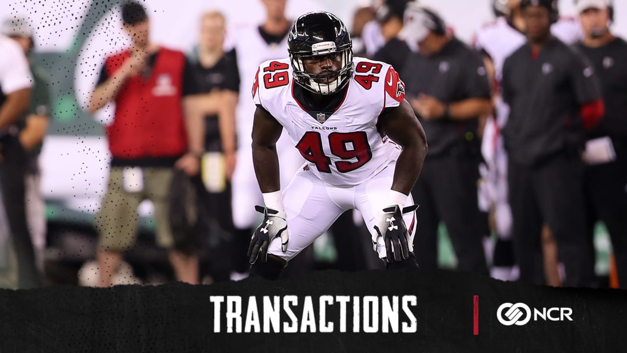 Falcons reach an injury settlement with Corey Nelson, promote Dewey ...
