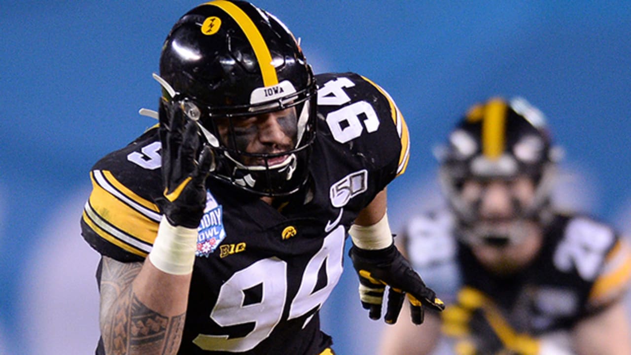 Falcons GM hints at potential interest in Iowa star defensive end