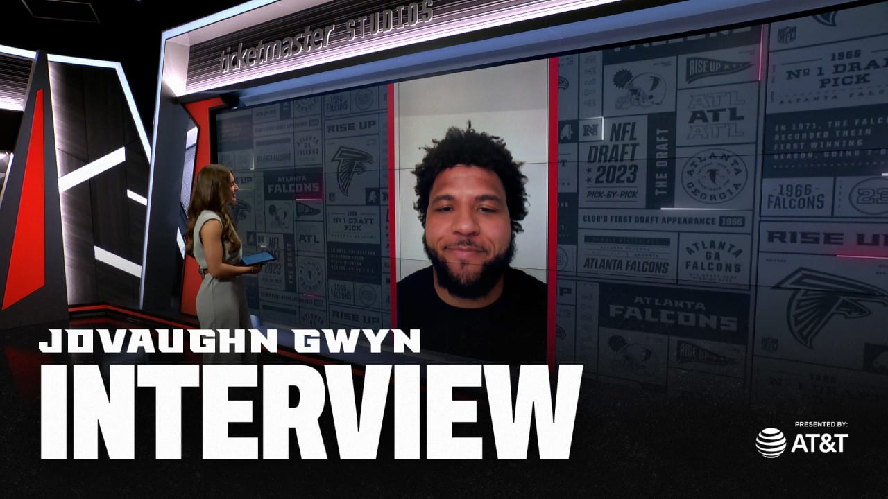 Jovaughn Gwyn talks about joining a highly graded offensive line | Interviews
