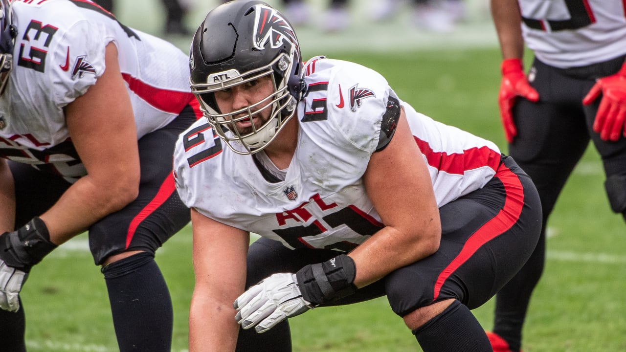 Falcons o-line coach names players who will compete for open spots at ...