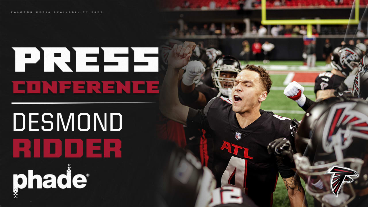 Desmond Ridder speaks to media after first NFL win | Press Conferences