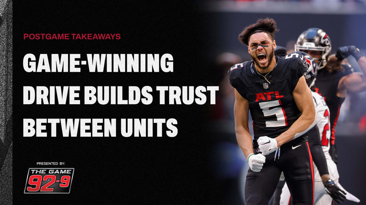Inside the Falcons game-winning drive, and why it built much-needed ...
