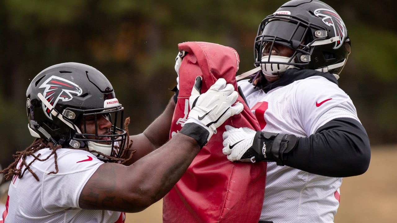 Offensive line set for matchup in Charlotte | Falcons at Work