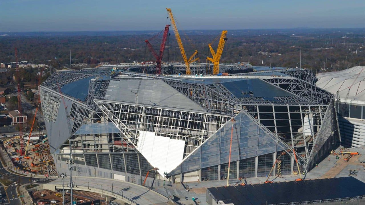 New Falcons Stadium Groundbreaking