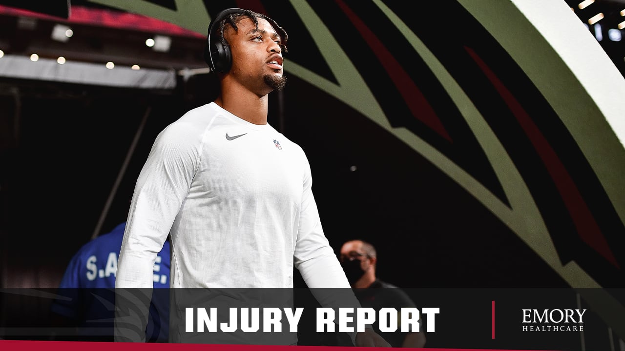 Falcons injury report: Falcons get good news about A.J. Terrell ...