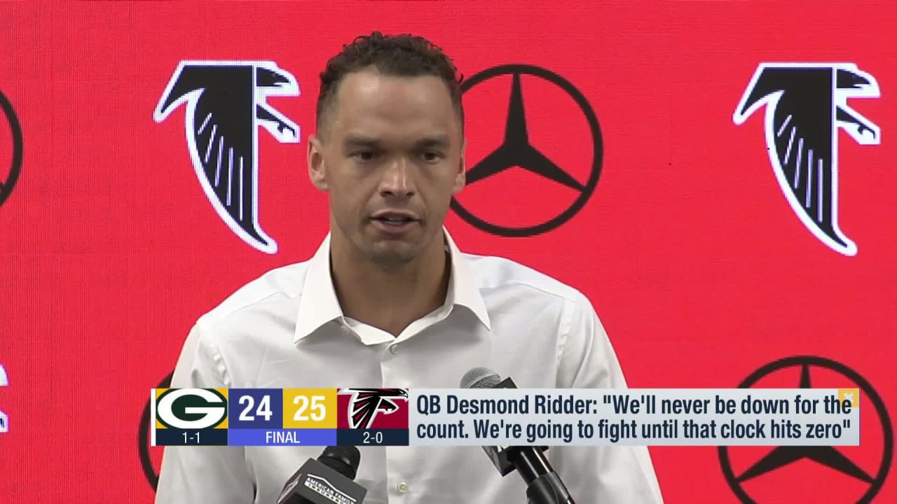 Desmond Ridder: 'We'll never be down for the count, we're going to ...