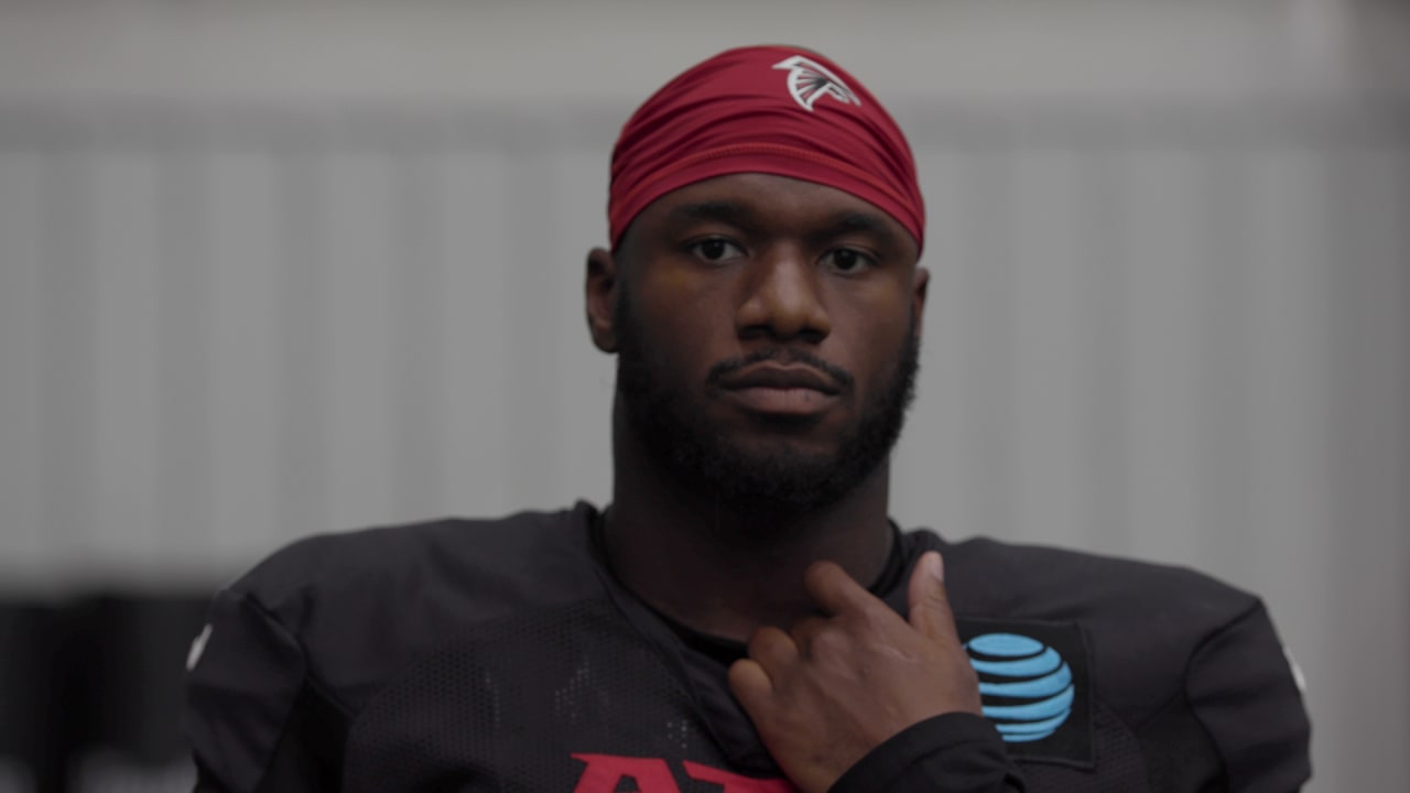 Deion Jones on how 'keeping the energy is the biggest thing right now'