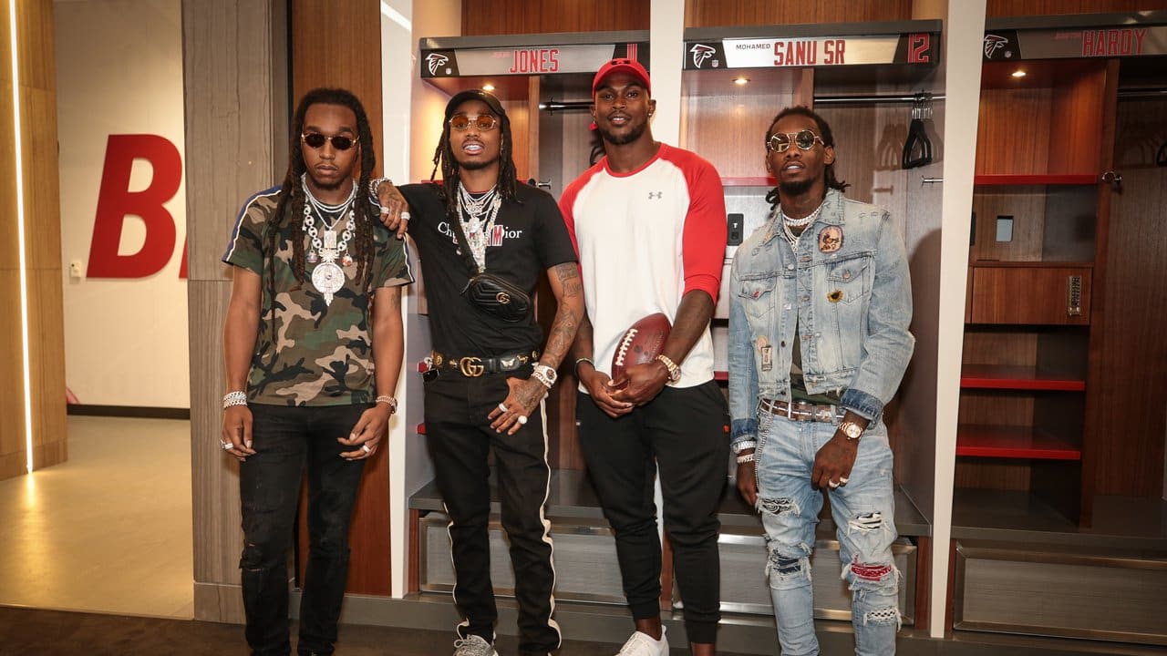 LOOK: Migos joins Julio for Mercedes-Benz Stadium tour