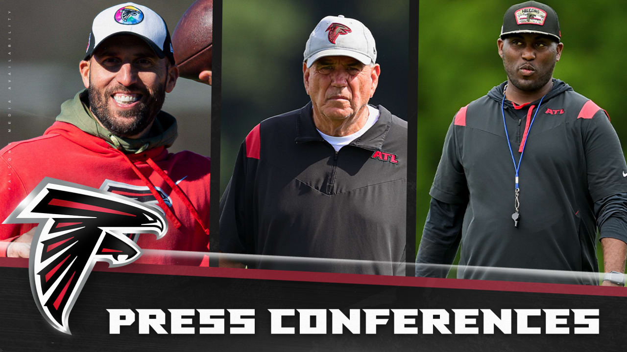 Falcons coordinators speak to the media on upcoming rivalry game in New ...