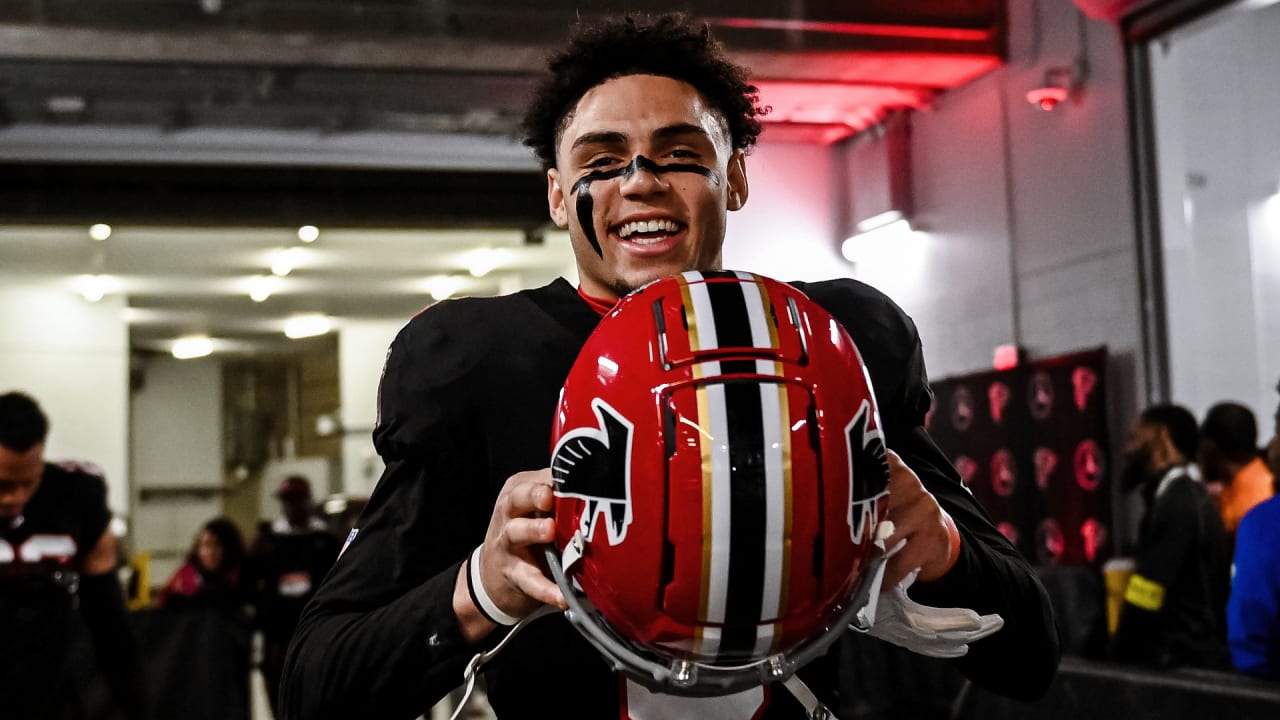 Every Drake London catch in 95-yard game Week 13