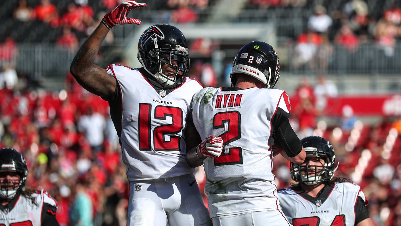 Watch: Matt Ryan touchdown catch from Mohamed Sanu