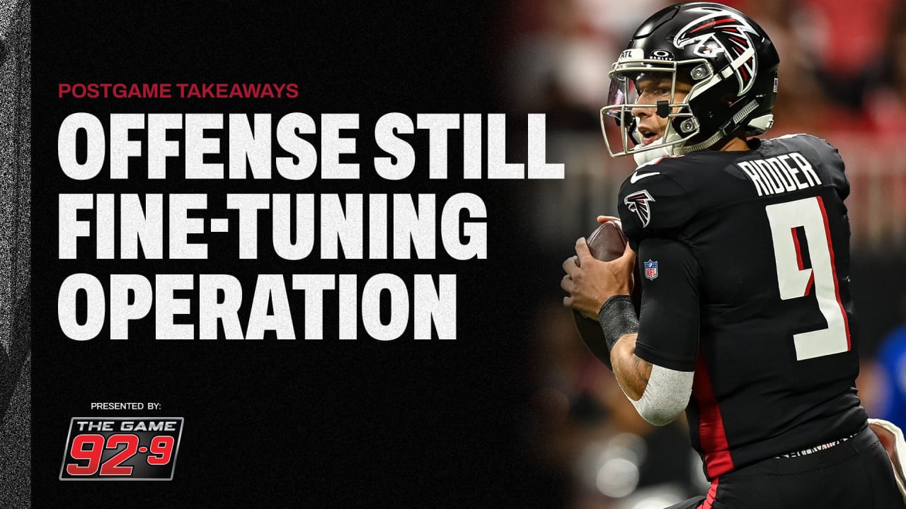 Even in win, Falcons offense still working to find its tune and rhythm
