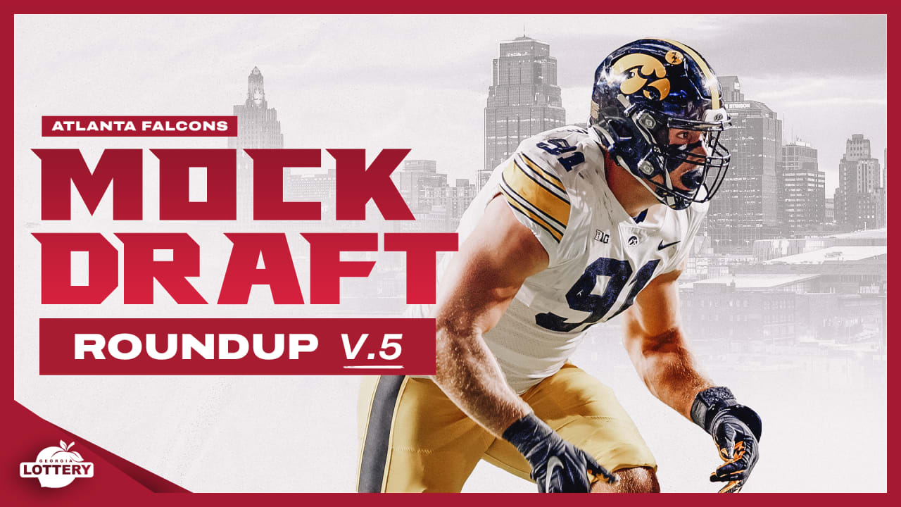 NFL Mock Draft Roundup: Daniel Jeremiah has Falcons drafting Iowa Edge ...