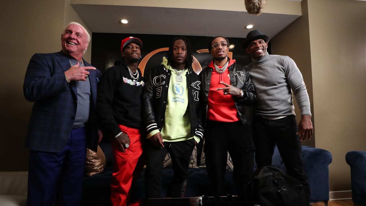 PHOTOS: Deion Sanders, Migos and Ric Flair walk into a room