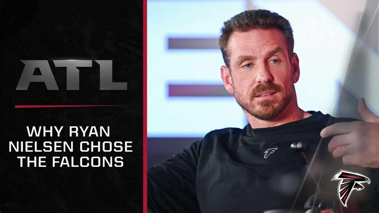 What sold defensive coordinator, Ryan Nielsen, on the Falcons organization