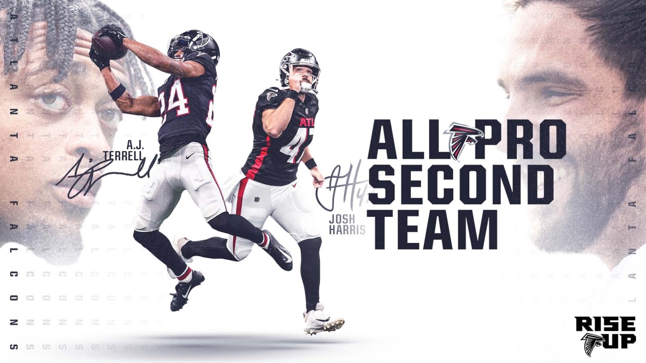 A.J. Terrell, Josh Harris named to AP All-Pro second team