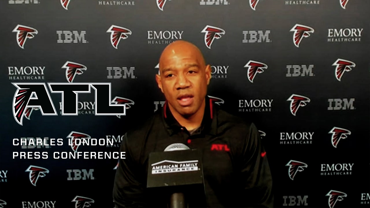 Quarterbacks coach Charles London speaks to the media ahead of Rookie ...