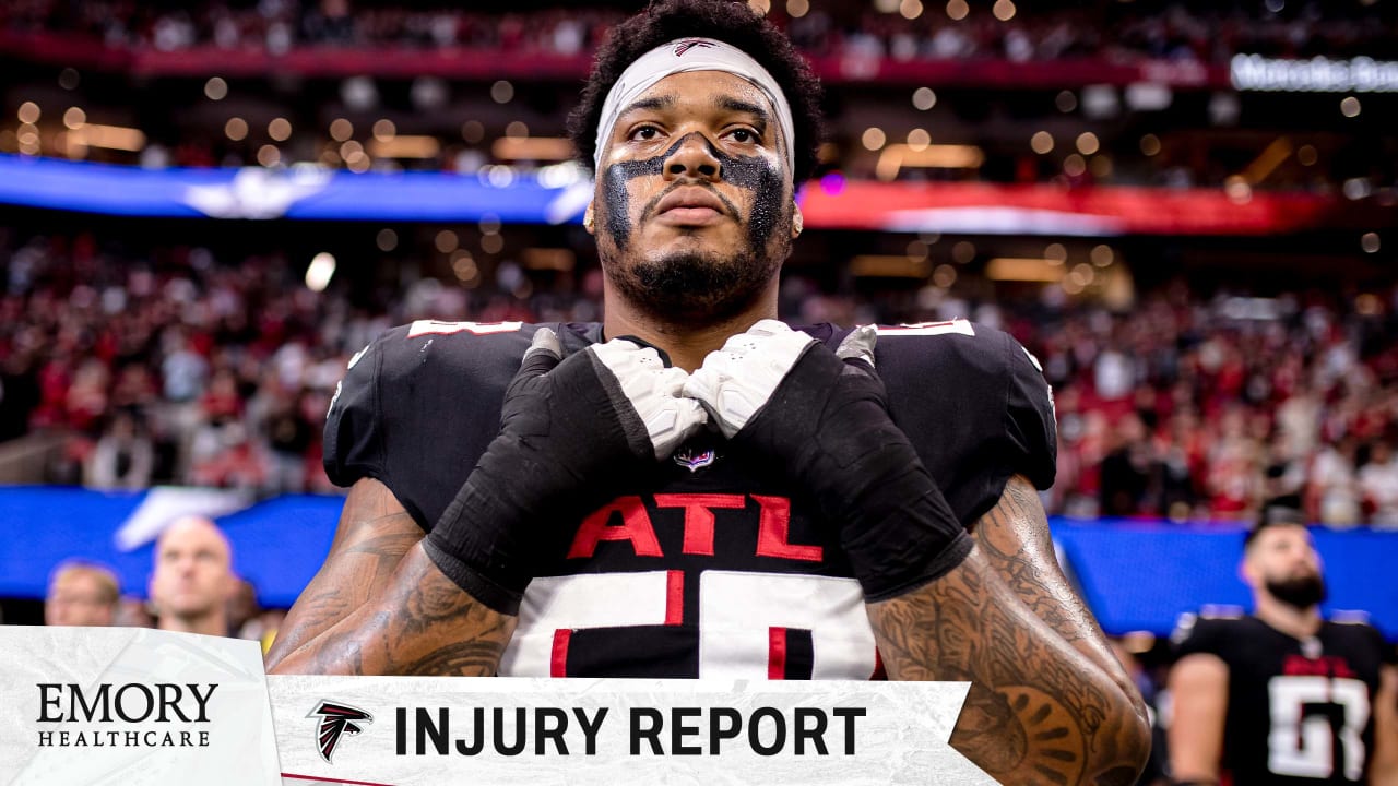 Falcons injury report: Updating status of Elijah Wilkinson, Feleipe Franks, Chuma Edoga as ...