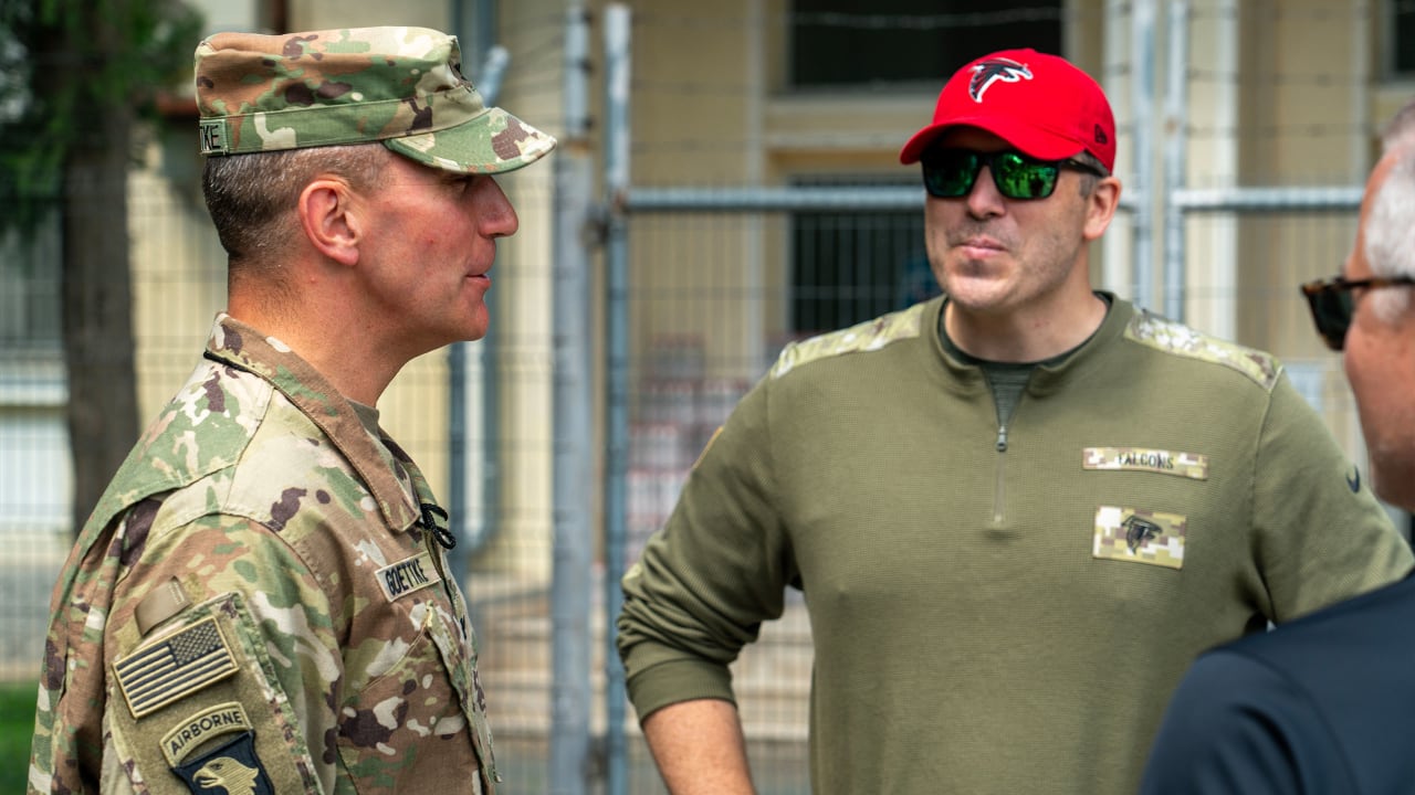 Arthur Smith honored as Falcons' Salute to Service nominee