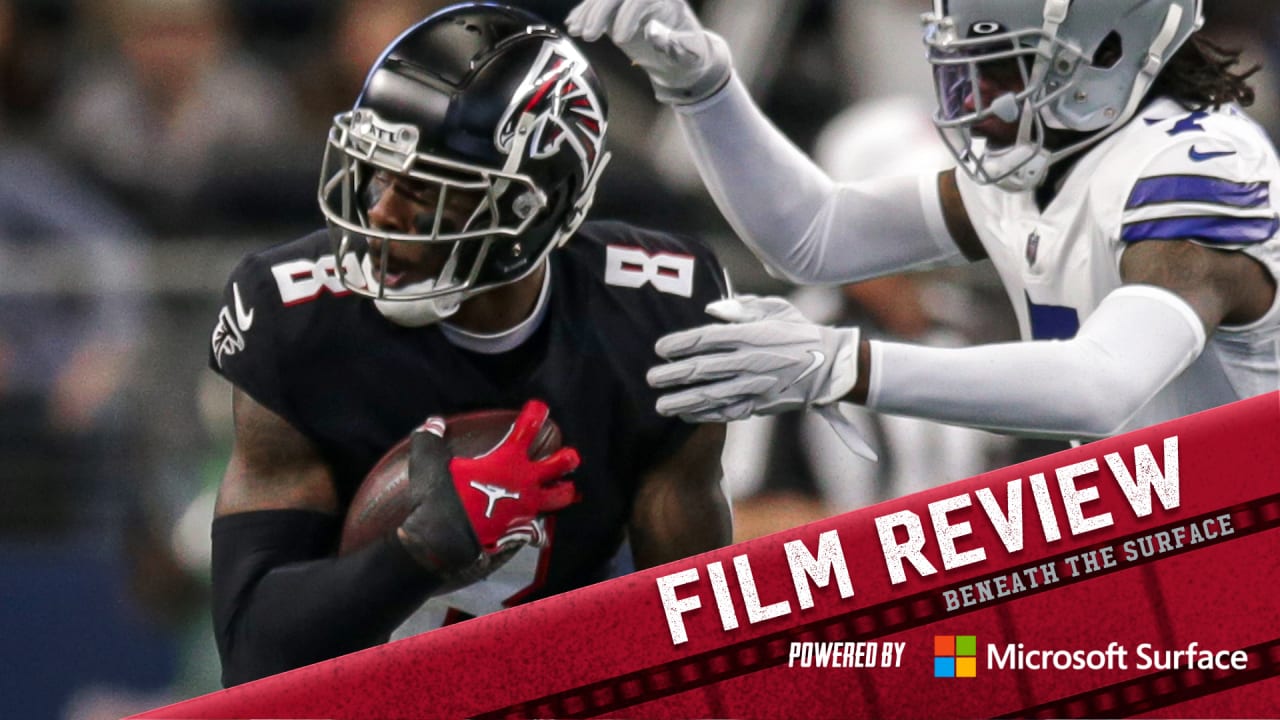 Breaking down Kyle Pitts first down reception | Film Review