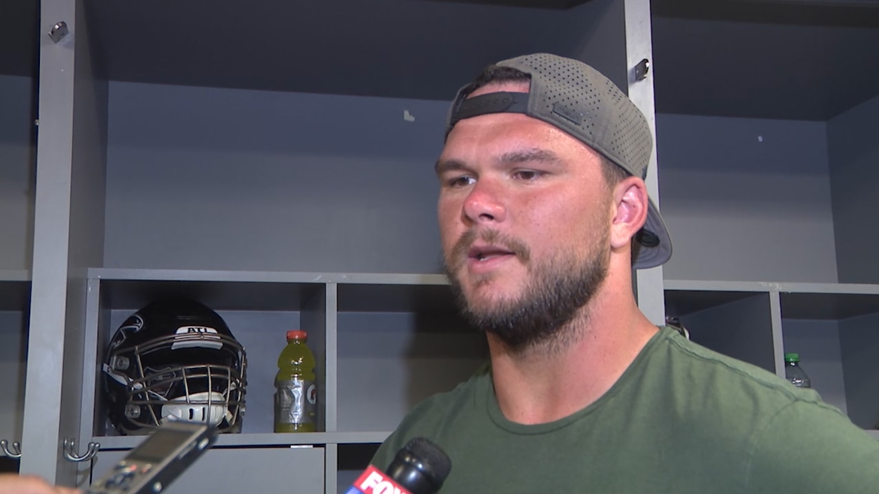 Jake Matthews: 'being on the same page' | Press Conference | Falcons vs ...