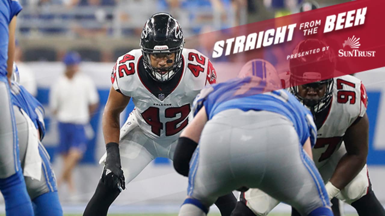 Questions about Duke Riley, Falcons' killer instinct and empty seats