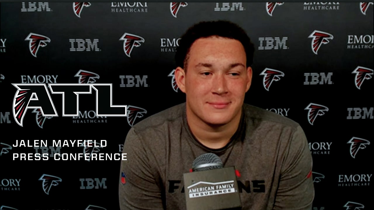 Jalen Mayfield discusses first days of practice | 2021 Rookie minicamp