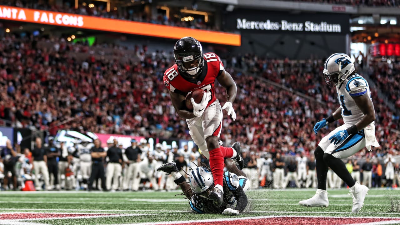 Falcons rookie Calvin Ridley reacts to first NFL touchdown: ‘It was a ...