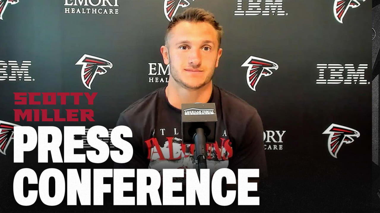 Scotty Miller speaks to media after signing with the Falcons | Press ...