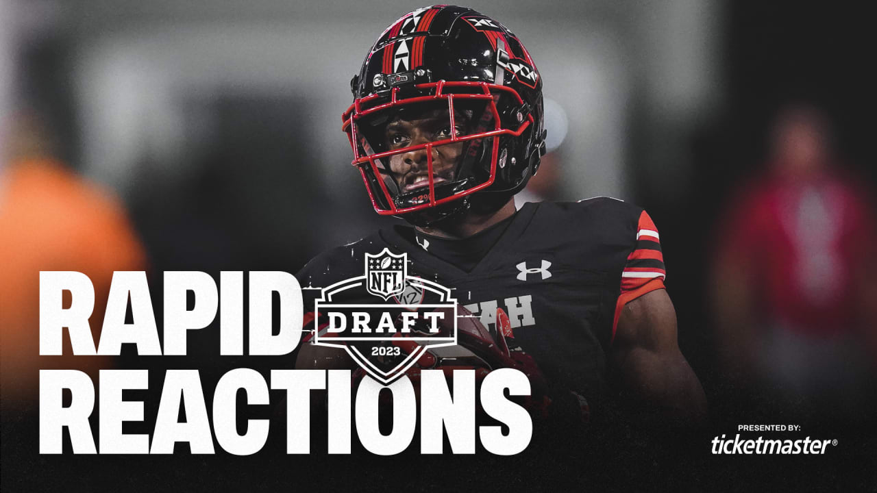 Falcons select Clark Phillips III, DeMarcco Hellams & Jovaughn Gwyn | Rapid Reactions