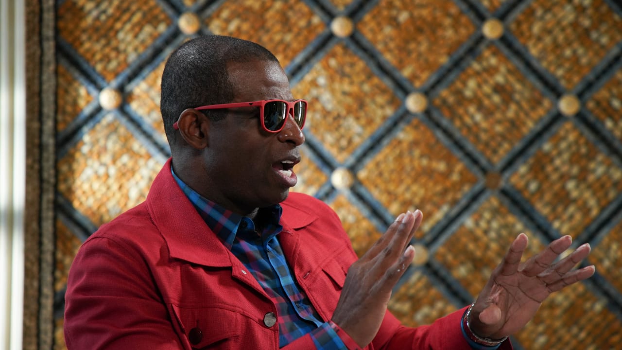 Deion Sanders with Rick Ross and Flo Rida