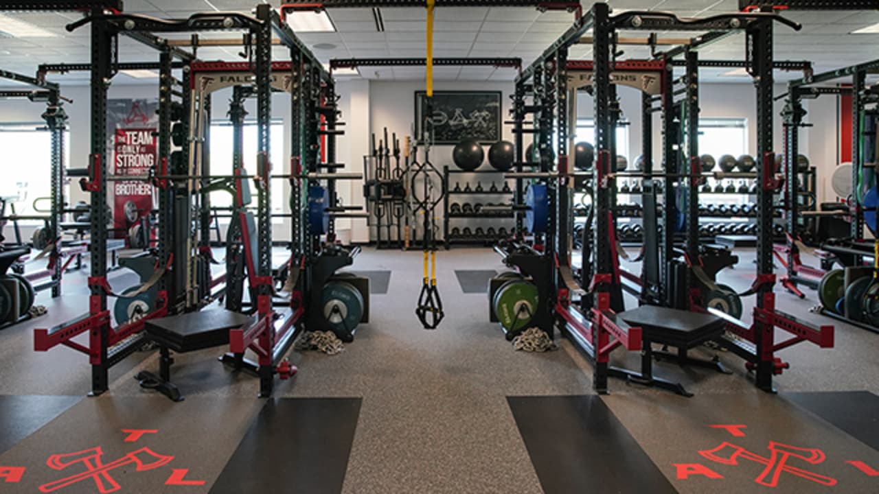 LOOK: Falcons unveil significant changes to team weight room
