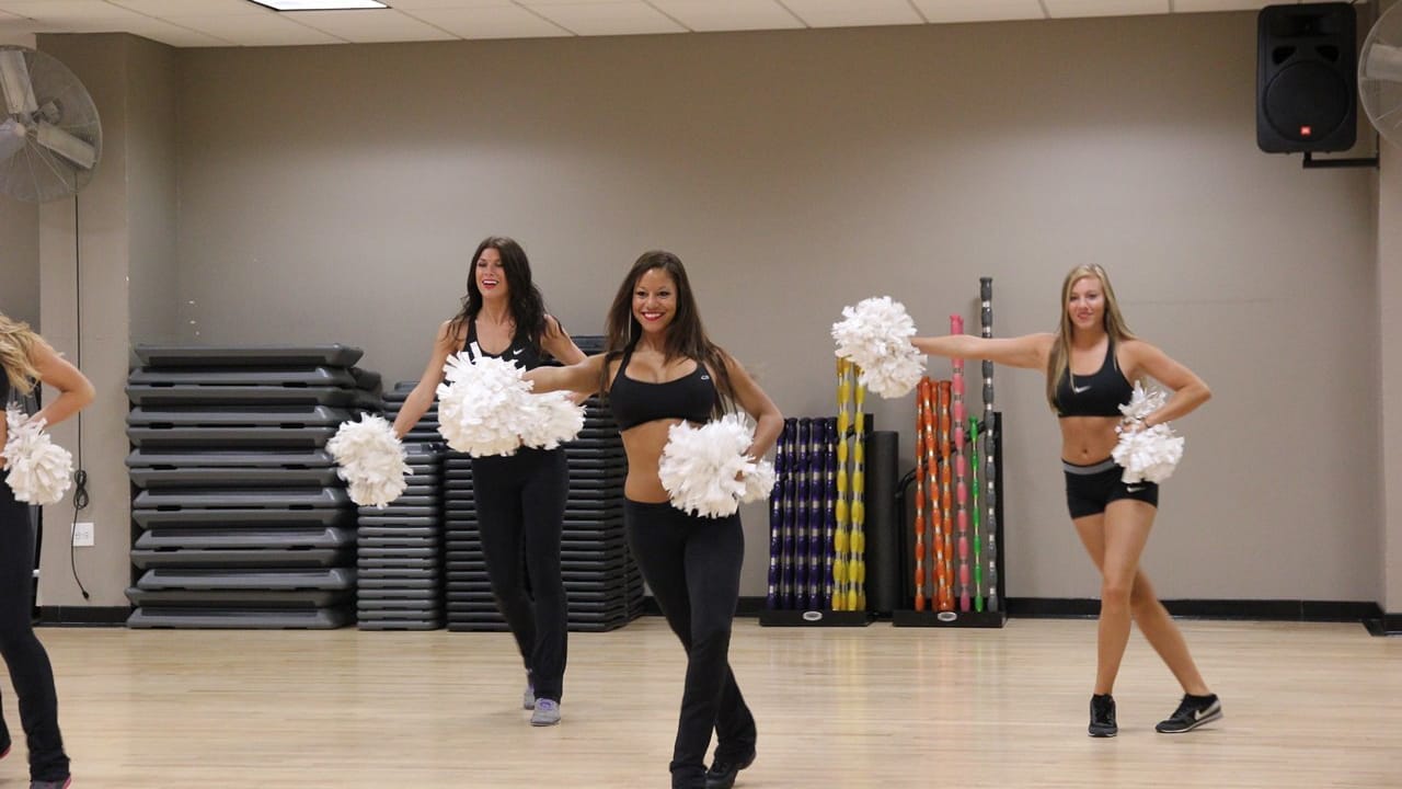 Cheerleaders First Practice