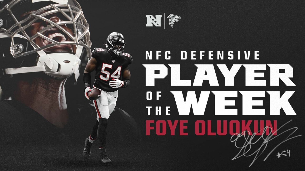 Falcons LB Foye Oluokun named NFC defensive player of the week
