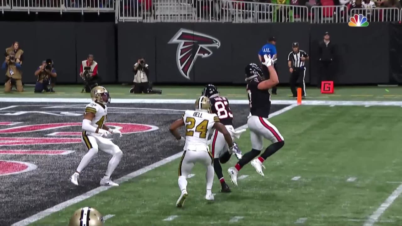 Highlight: Jaeden Graham pulls in Ryan's laser pass for first NFL TD