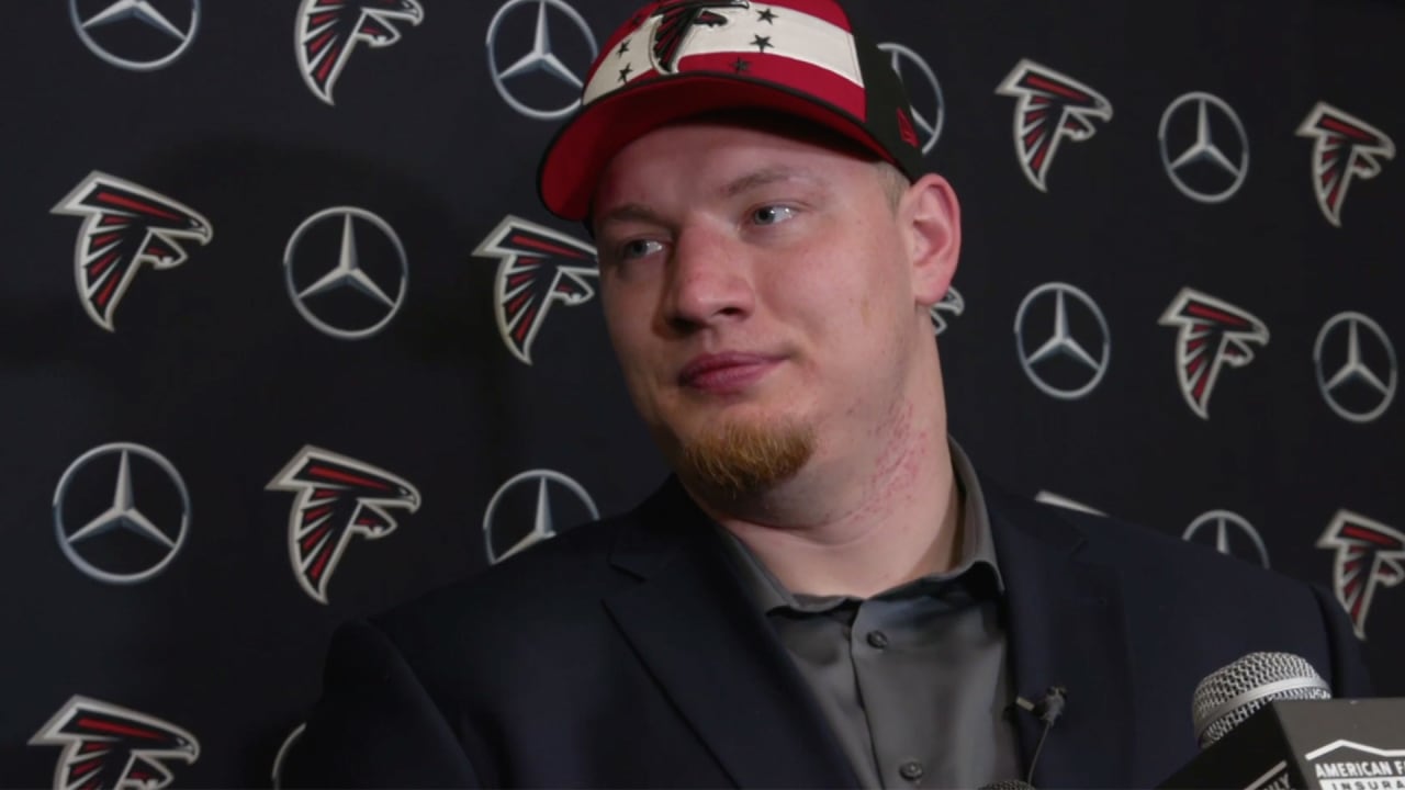 Kaleb McGary discusses his excitement