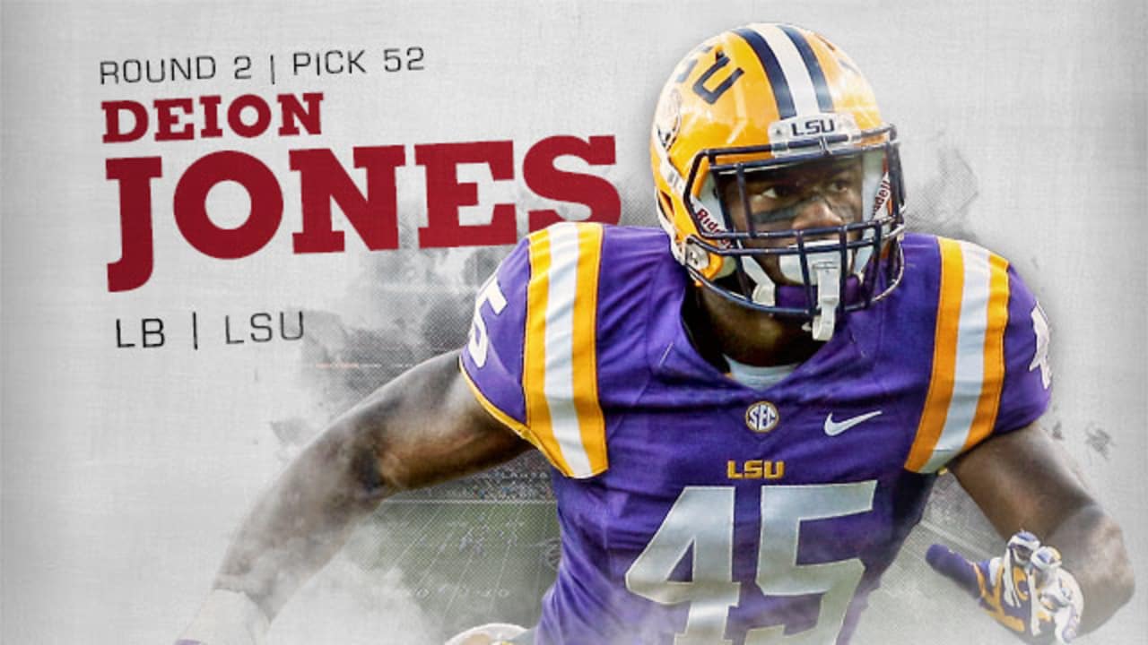Falcons Select LB Jones in Second Round of Draft