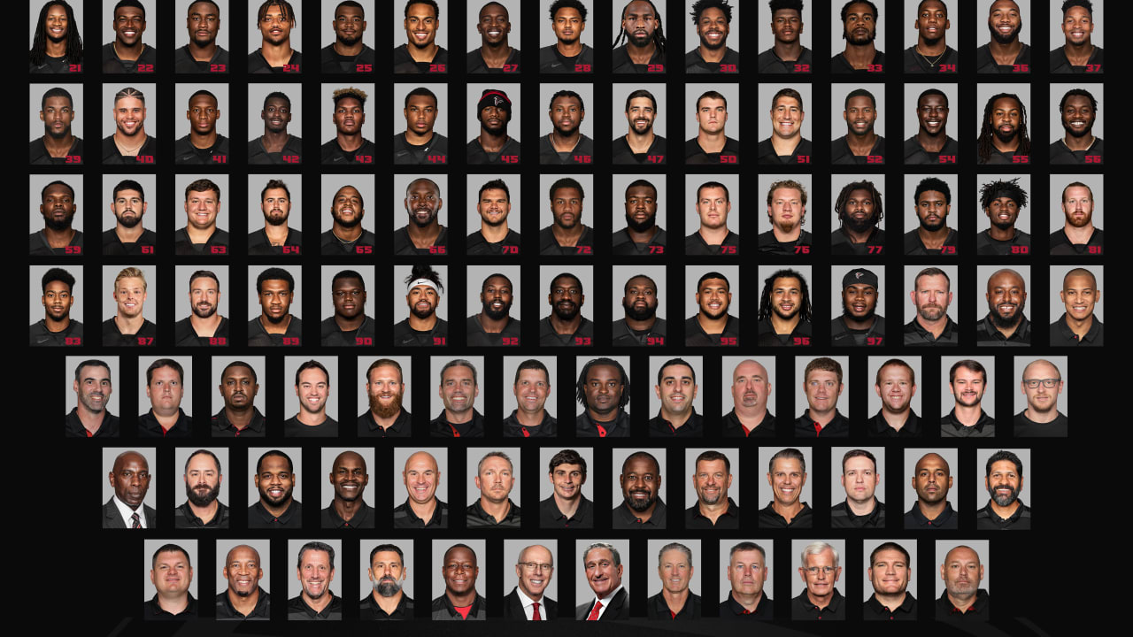 Falcons team pictures through the years