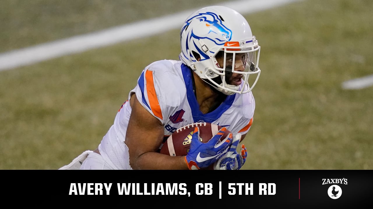 Falcons select CB Avery Williams in fifth round of NFL Draft