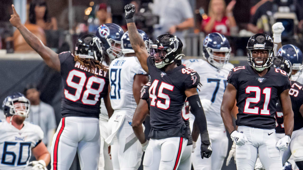 Falcons depth chart for Texans: Defensive adjustment