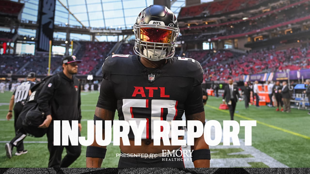 Falcons injury report: Three players did not participate Wednesday as ...