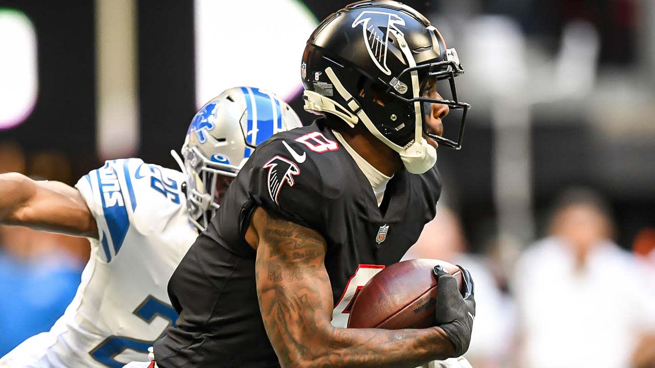 Highlight: Kyle Pitts' 19-yard catch and run gets Falcons into red zone